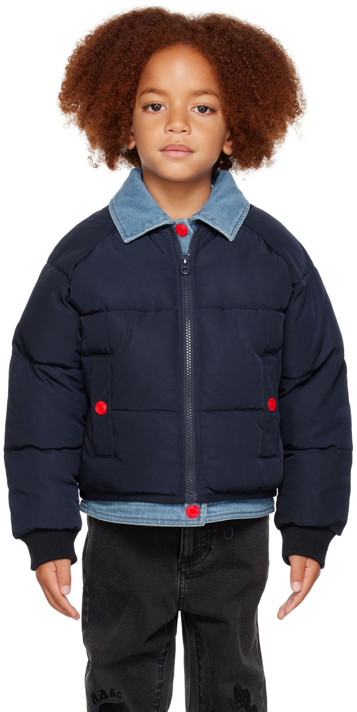 Marc Jacobs Kids Navy Layered Jacket Marc Jacobs