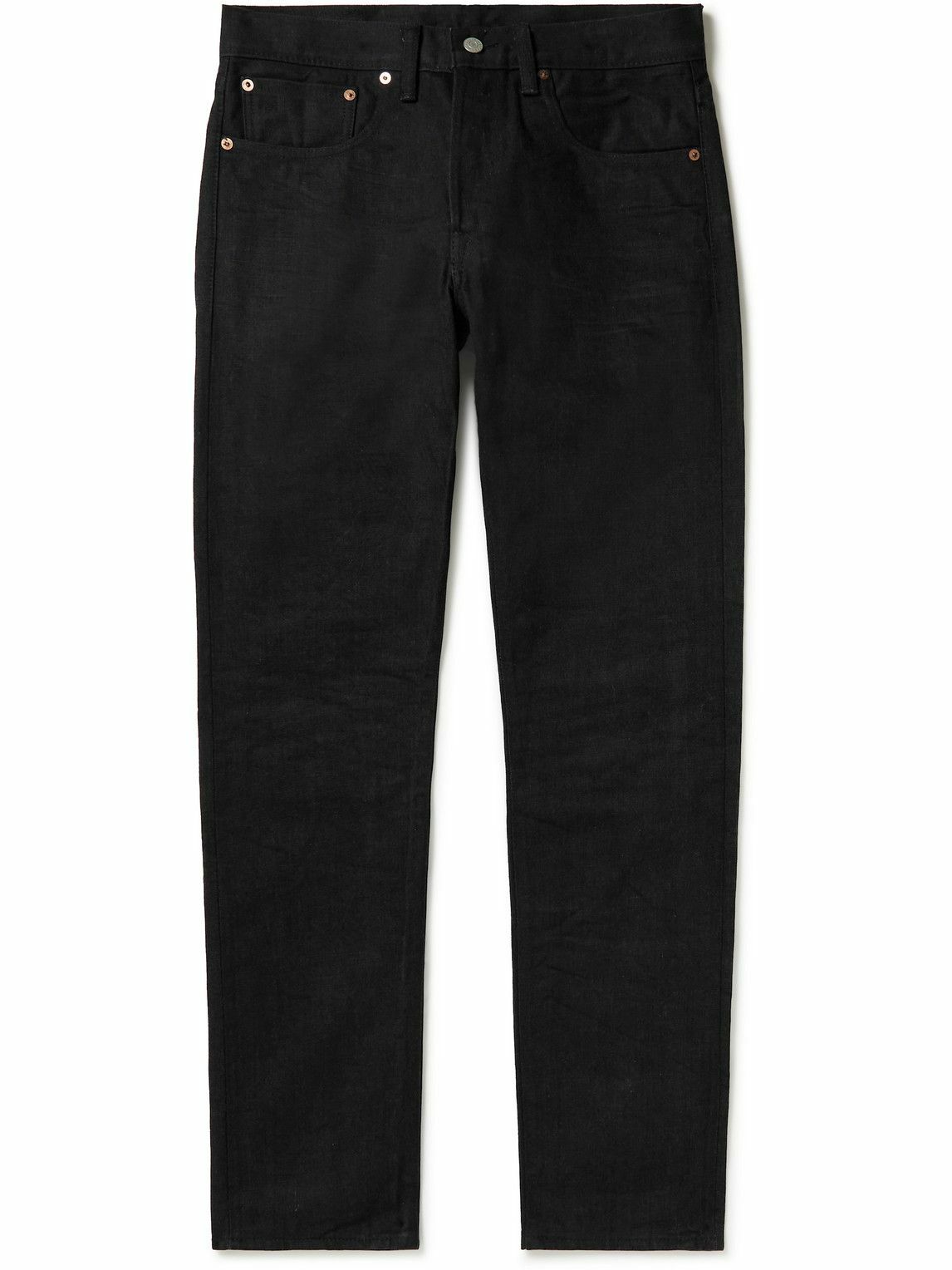 RRL - Slim-Fit Selvedge Jeans - Black RRL