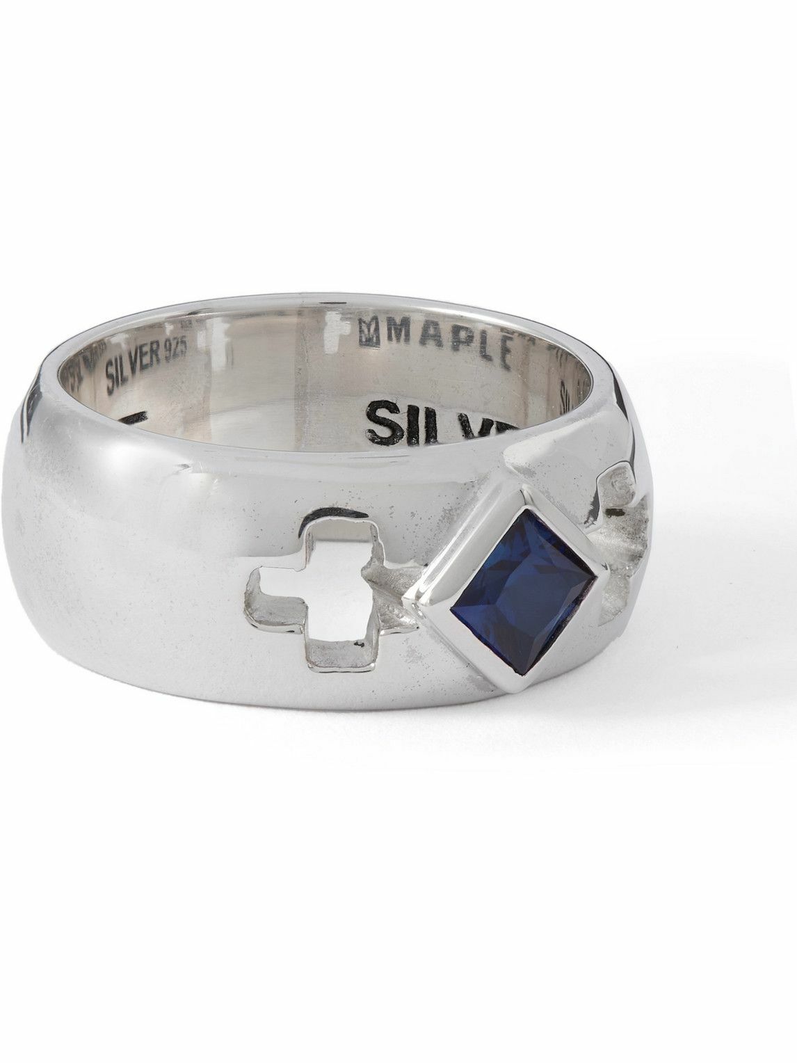 MAPLE - Wednesday Silver Laboratory-Grown Sapphire Ring - Silver Maple