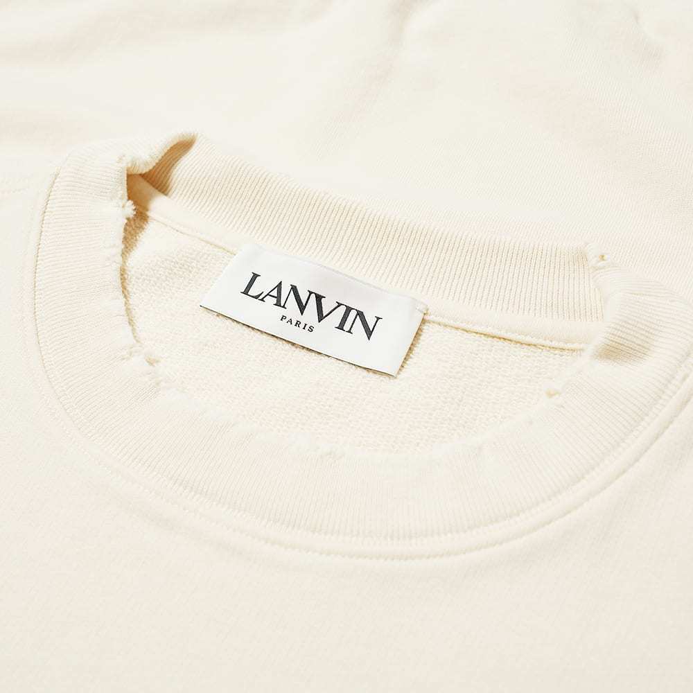 Lanvin Back Big Label Print Sweat Lanvin