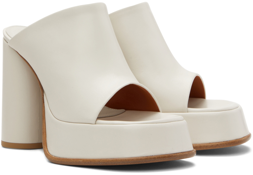 AMBUSH White Platform Mules Ambush
