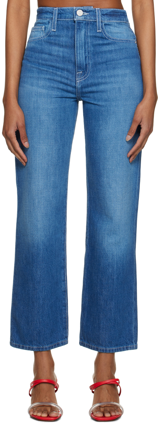 FRAME Blue 'Le Jane' Jeans Frame Denim
