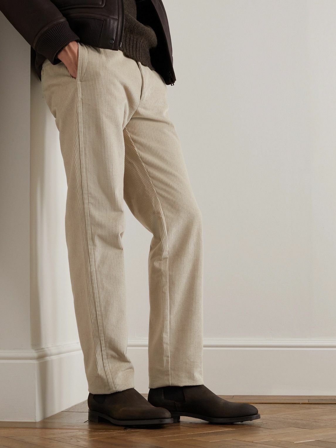 Edward Green - Govan Suede Chelsea Boots - Brown Edward Green