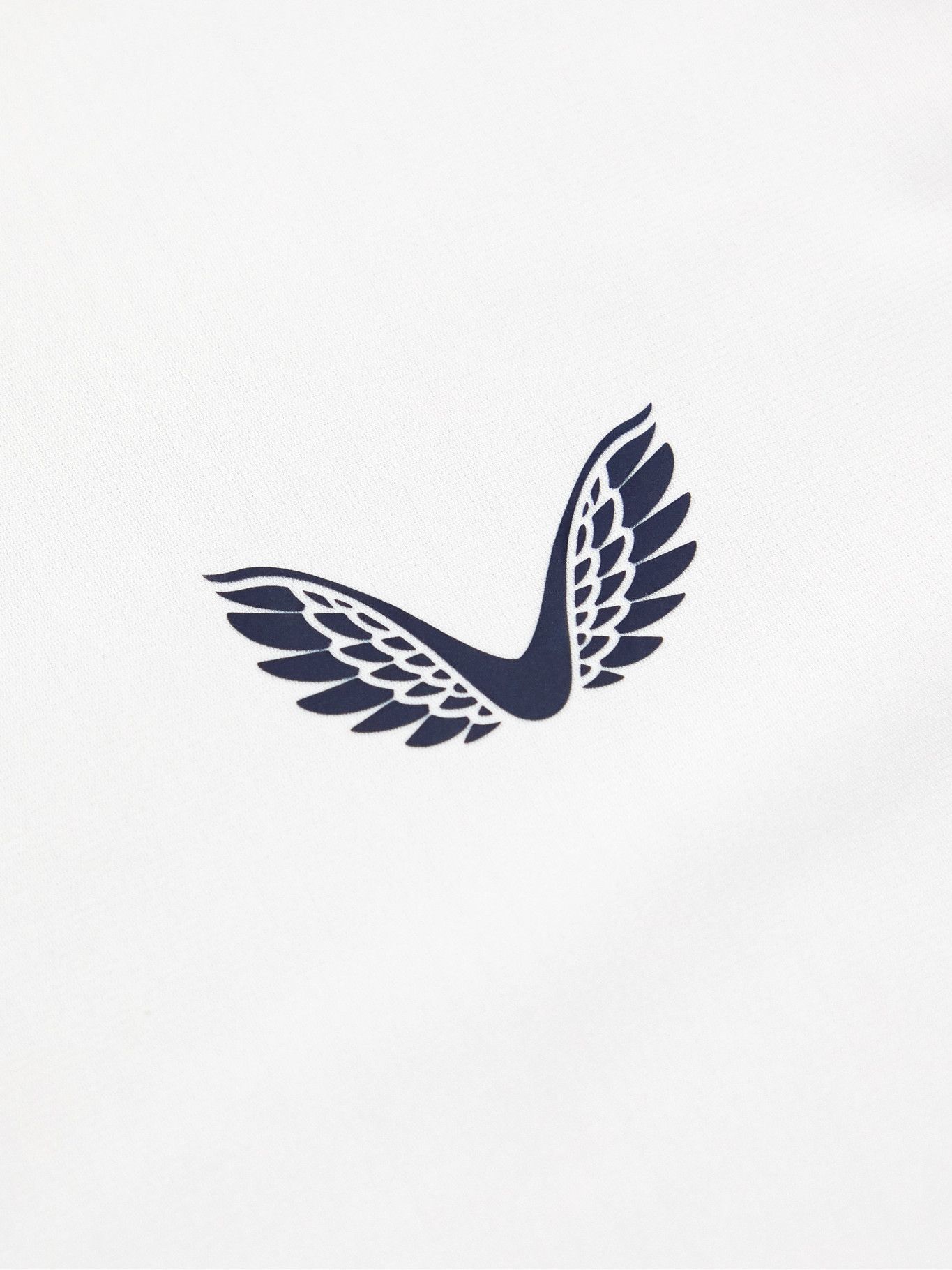 CASTORE - Logo-Print Mesh-Panelled Stretch Tech-Jersey Golf Polo Shirt ...