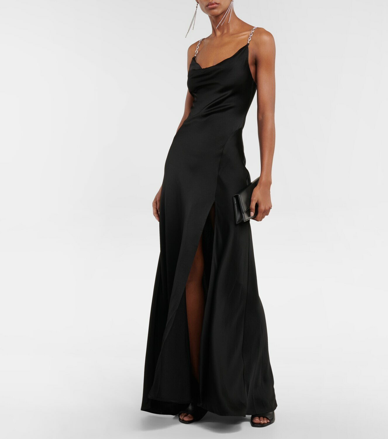 Simkhai - Finley embellished satin maxi dress Simkhai