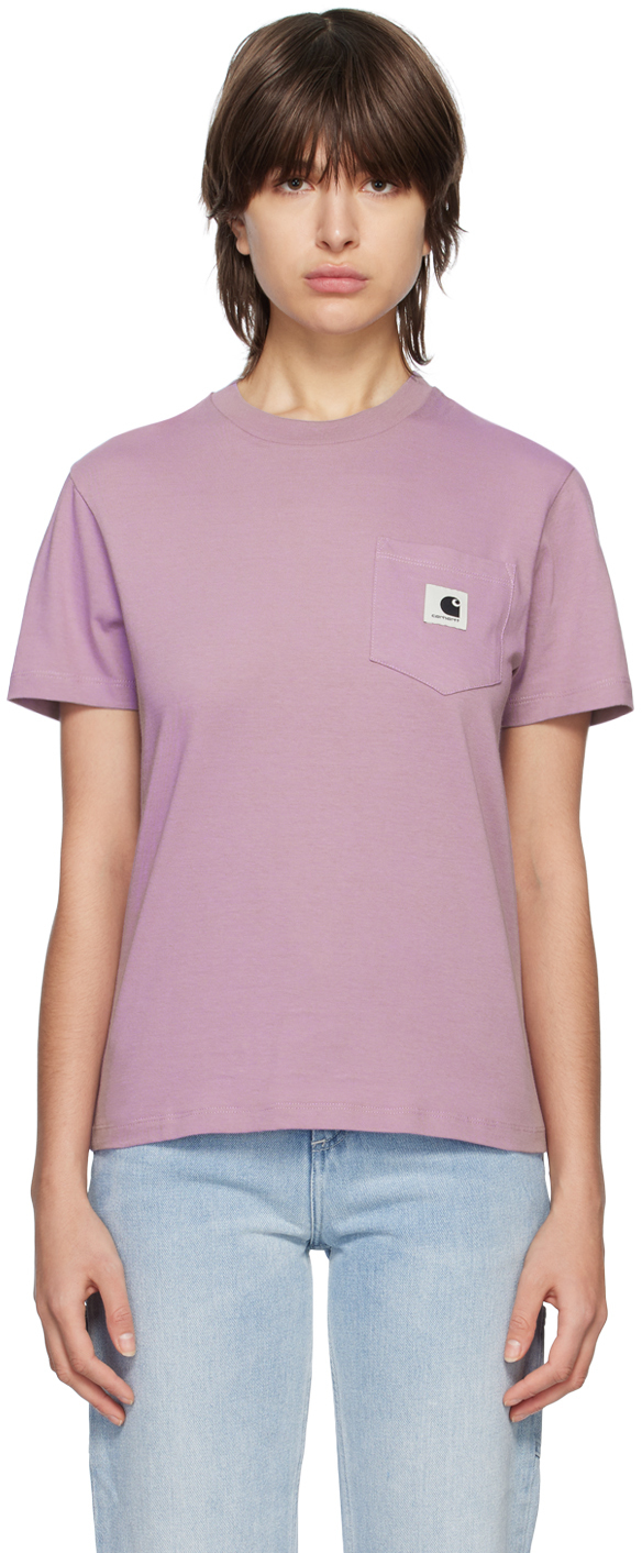 Carhartt Work In Progress Purple Pocket T-Shirt Carhartt WIP