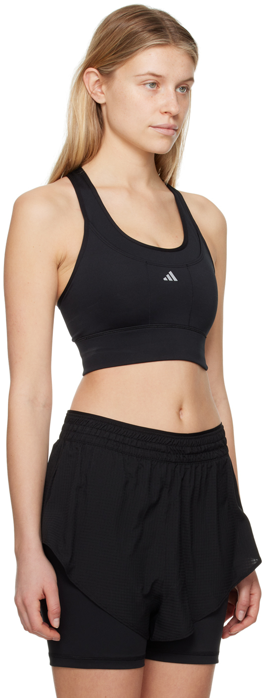 adidas Originals Black Bonded Sport Bra adidas Originals
