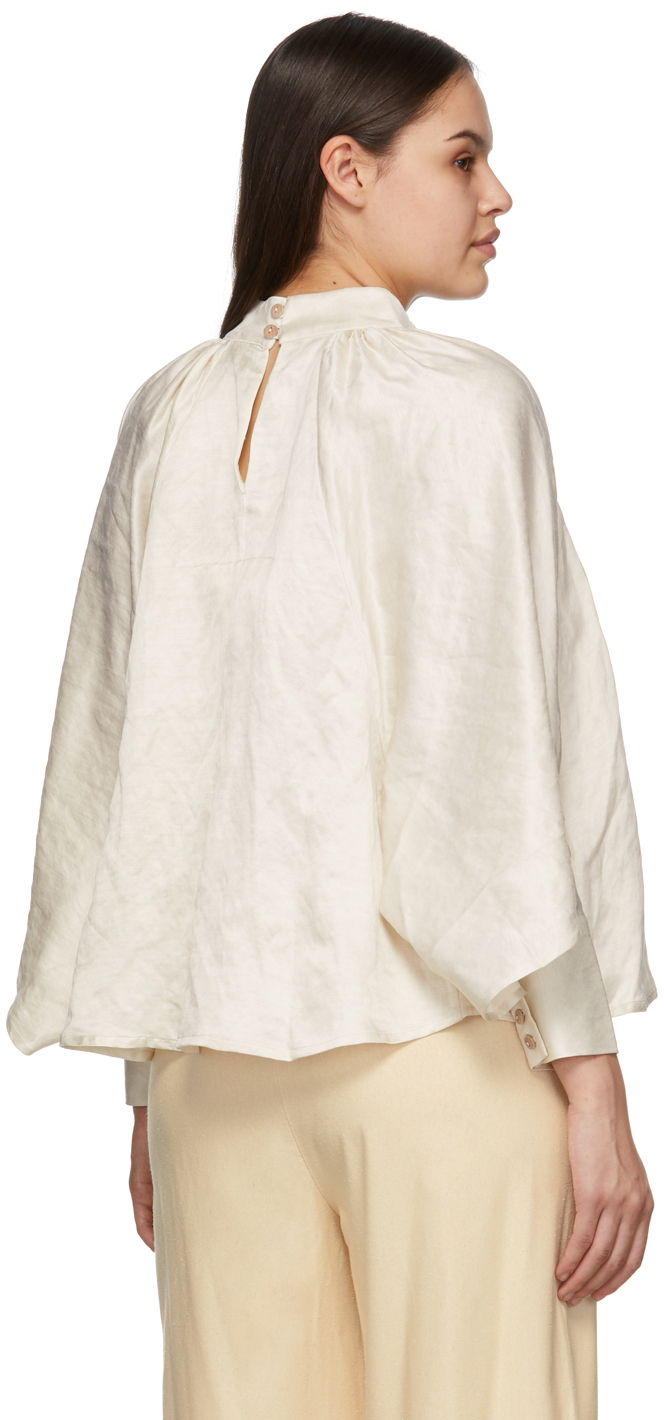 Toogood Off-White Falconer Blouse Toogood