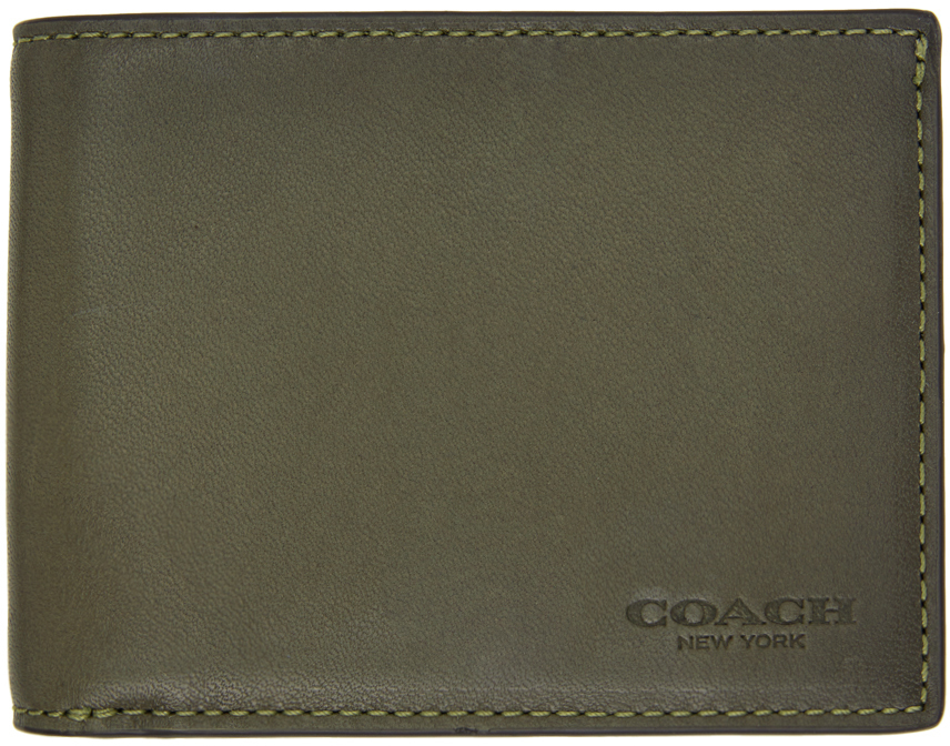 Coach 1941 Green Slim Billfold Wallet Coach 1941