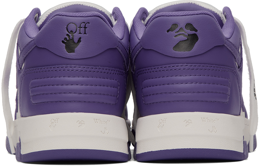 Off-White White & Purple Out Of Office Sneakers Off-White