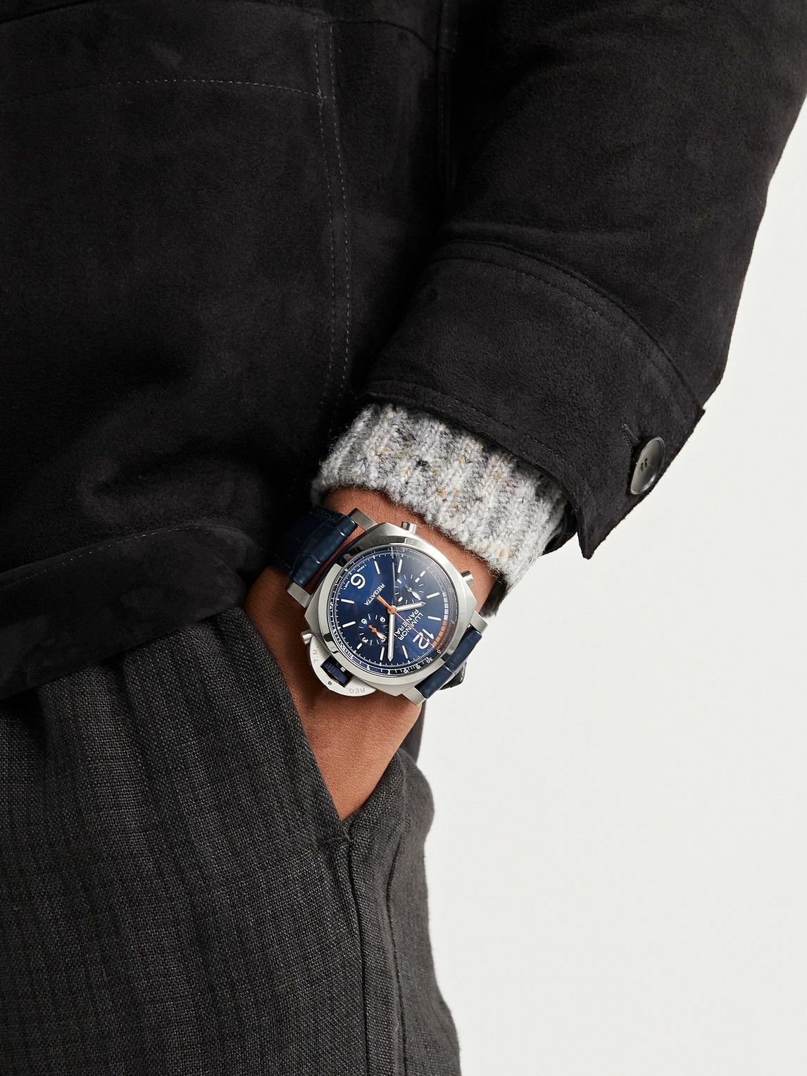 Panerai - Luminor Regatta Blu Mare Automatic Flyback Chronograph 47mm ...