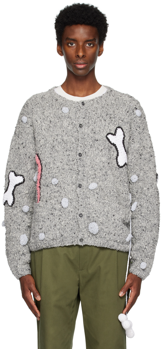 Sky High Farm Workwear Gray Tundra Cardigan Sky High Farm Workwear