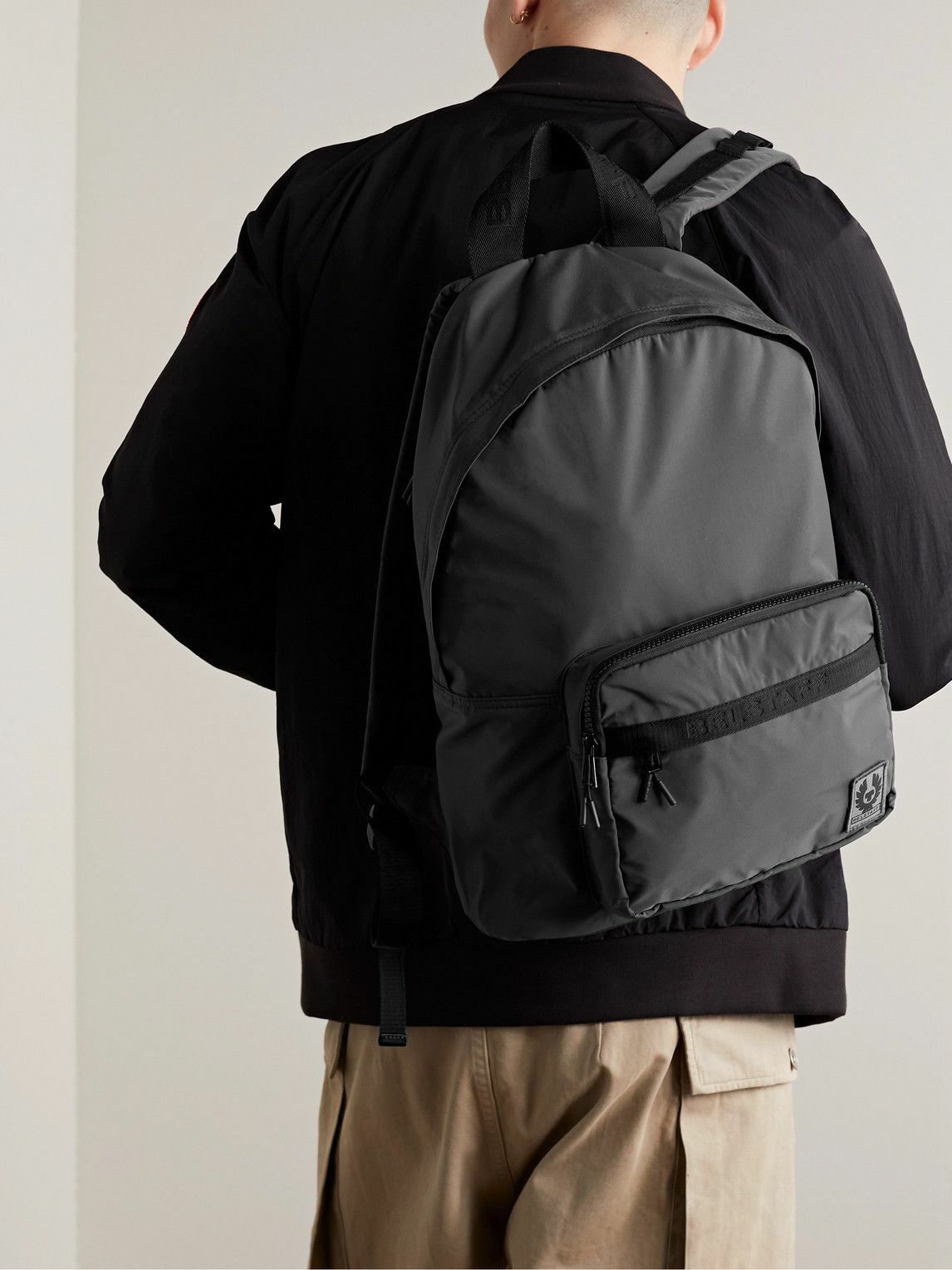 Belstaff - Logo-Appliquéd Ripple Shell Backpack Belstaff
