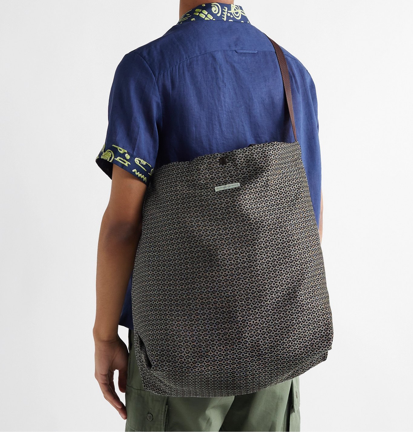 Engineered Garments - Jacquard Tote Bag - Brown Engineered Garments