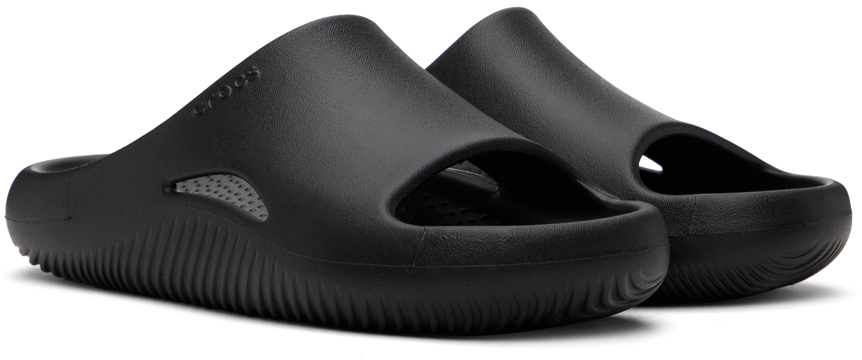 Crocs Black Mellow Recovery Slides Crocs