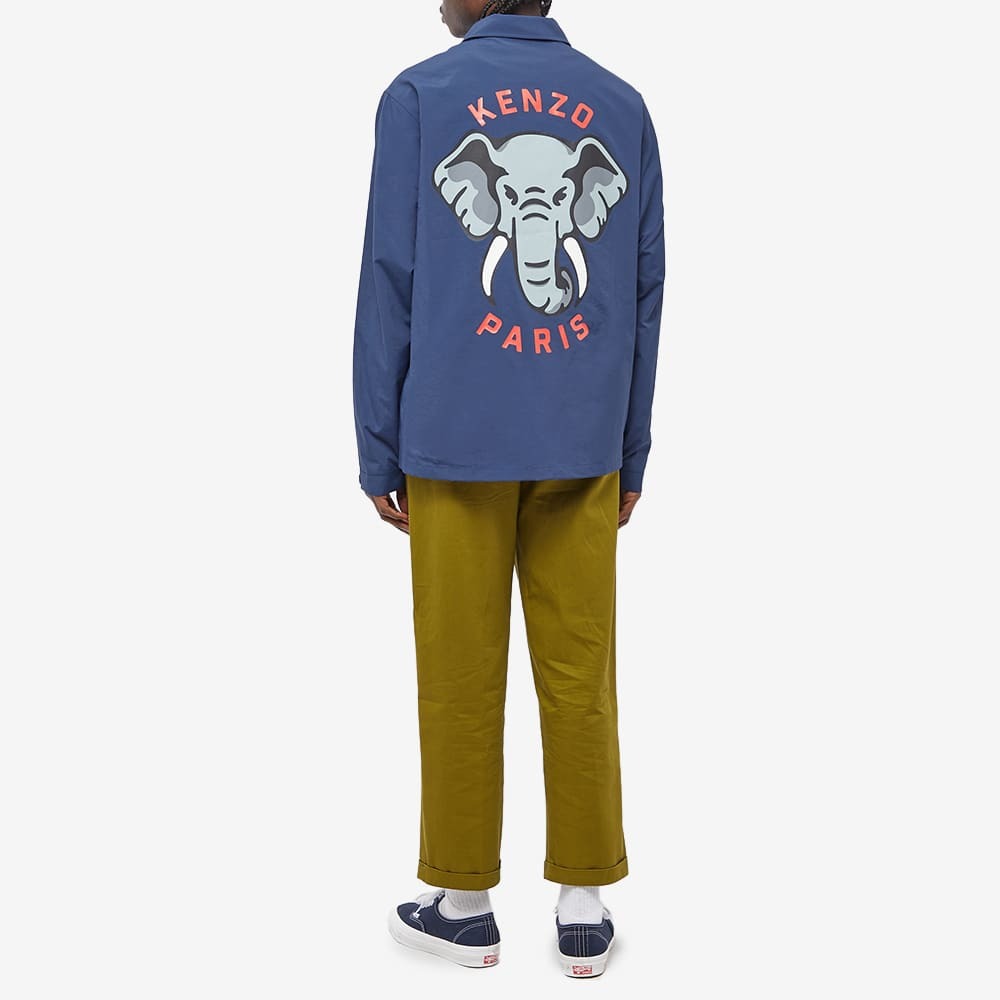 Kenzo Paris Men's Light Coach Jacket in Midnight Blue Kenzo