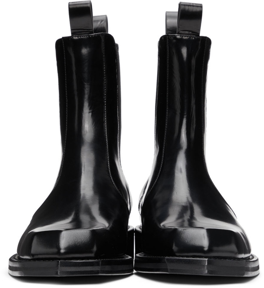 Martine Rose Black Chisel Toe Chelsea Boots Martine Rose