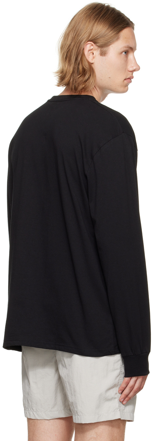 thisisneverthat Black Cotton Long Sleeve T-Shirt thisisneverthat