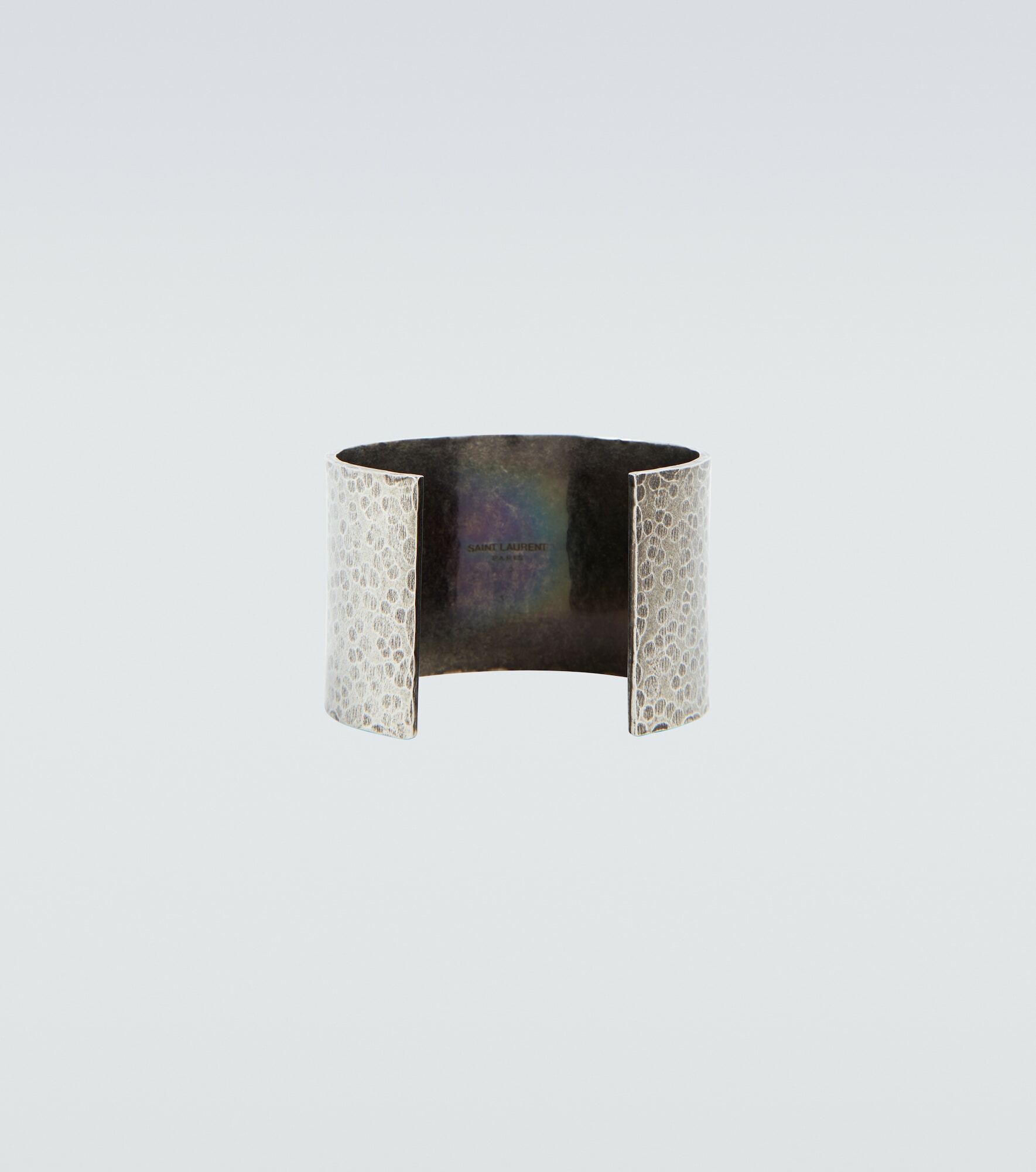 Saint Laurent - Hammered brass arm cuff Saint Laurent