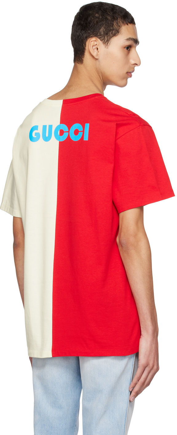 Gucci Red & White Jester T-Shirt Gucci