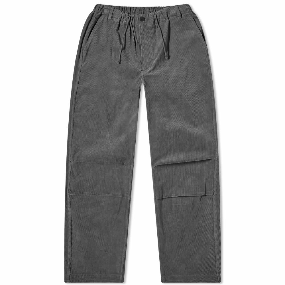 Uniform Bridge Men's Corduroy Relax Pant in Charcoal Uniform Bridge