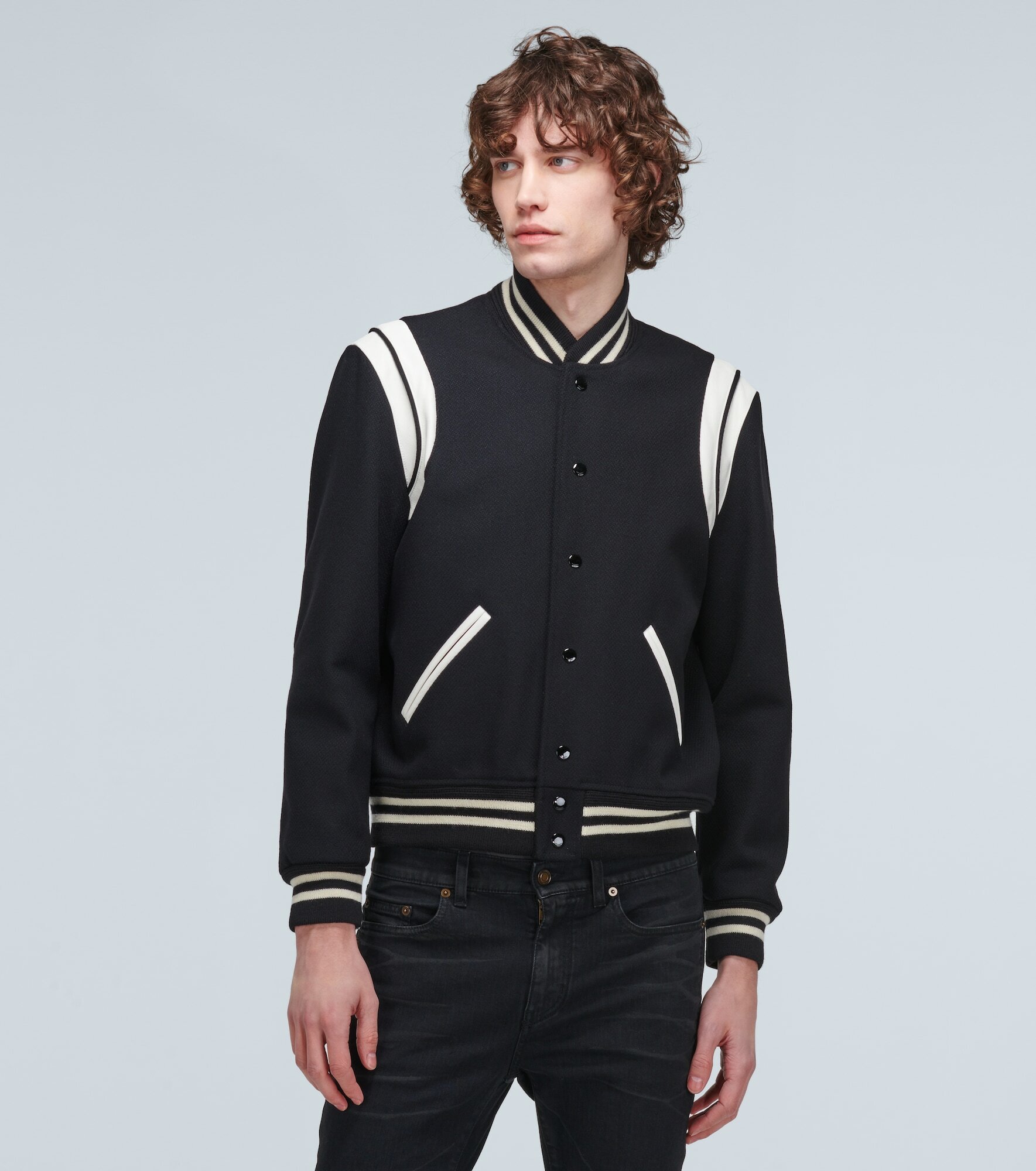 Saint Laurent - Teddy varsity jacket Saint Laurent