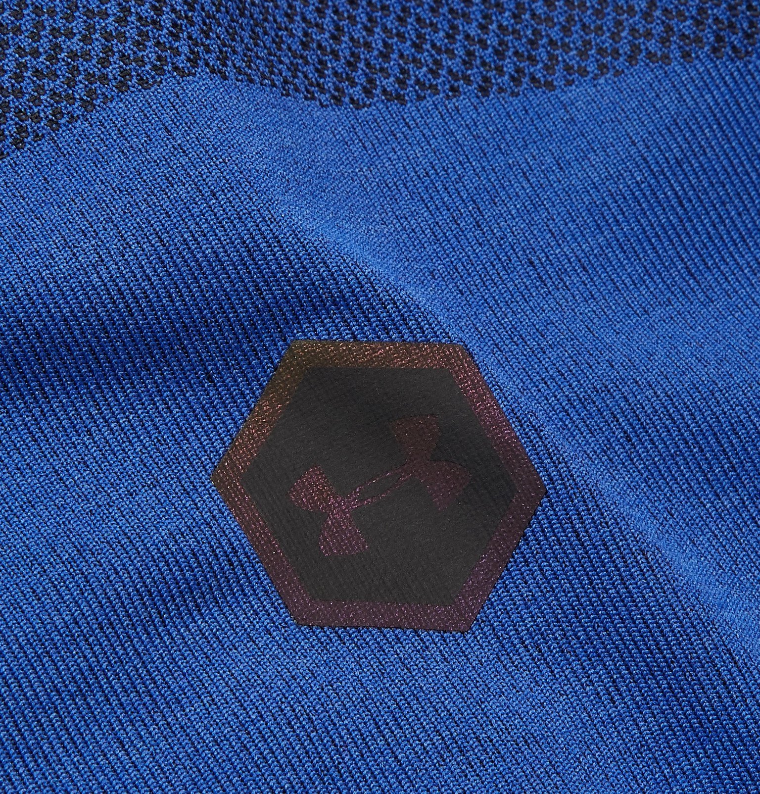 Under Armour - UA Rush Mesh-Panelled Celliant Stretch-Jersey T-Shirt ...