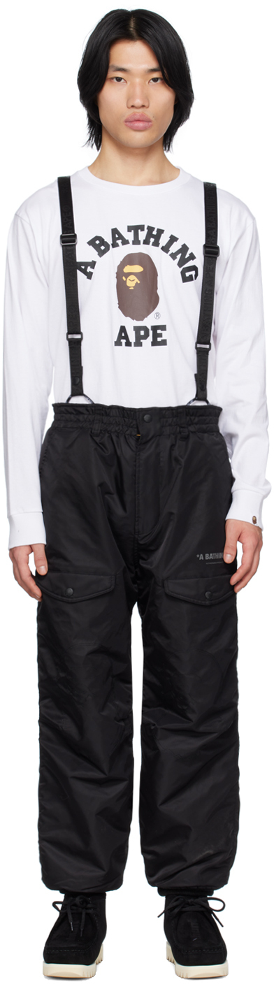 BAPE Black Insulated Cargo Pants A Bathing Ape
