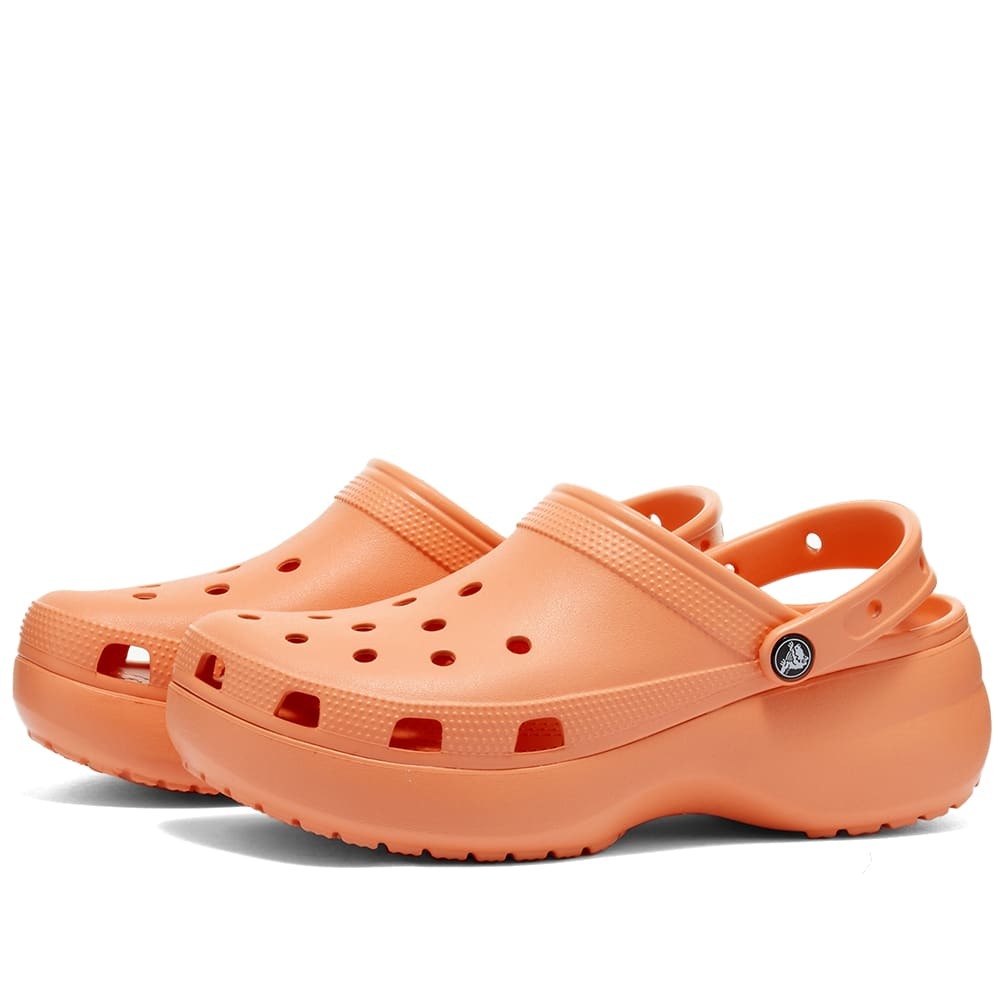 Crocs Women's Classic Platform Clog W in Papaya Crocs