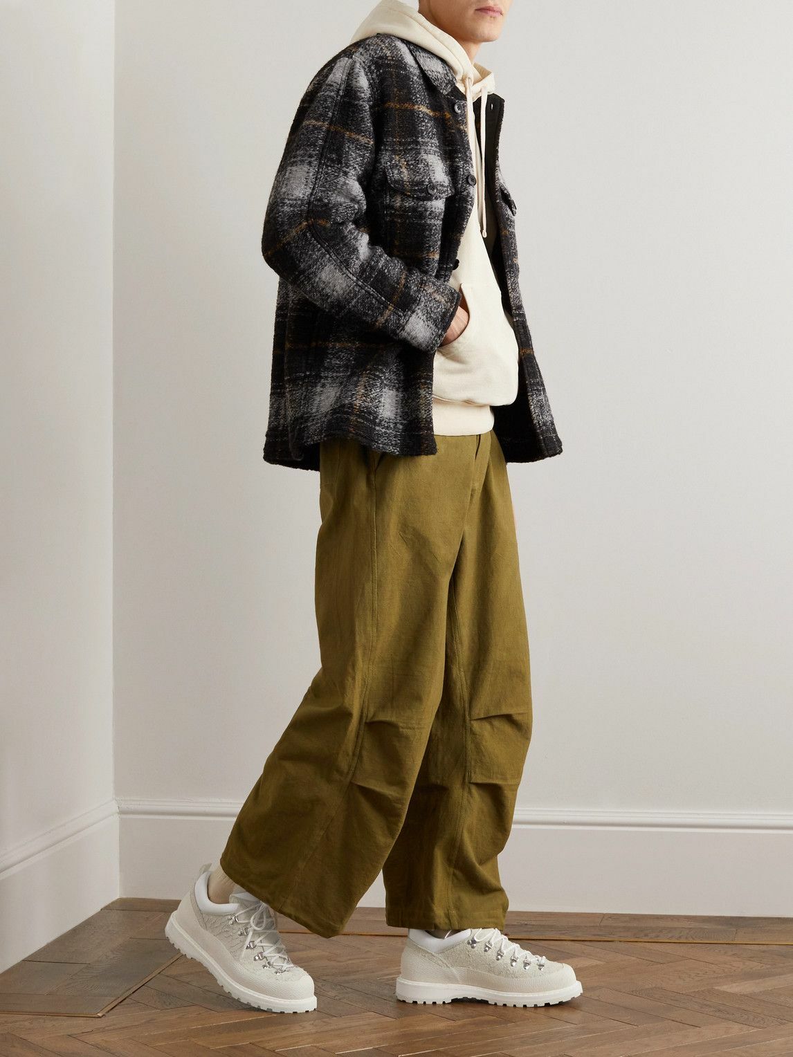 Diemme - Roccia Basso Rubber-Trimmed Cracked-Suede Hiking Boots ...