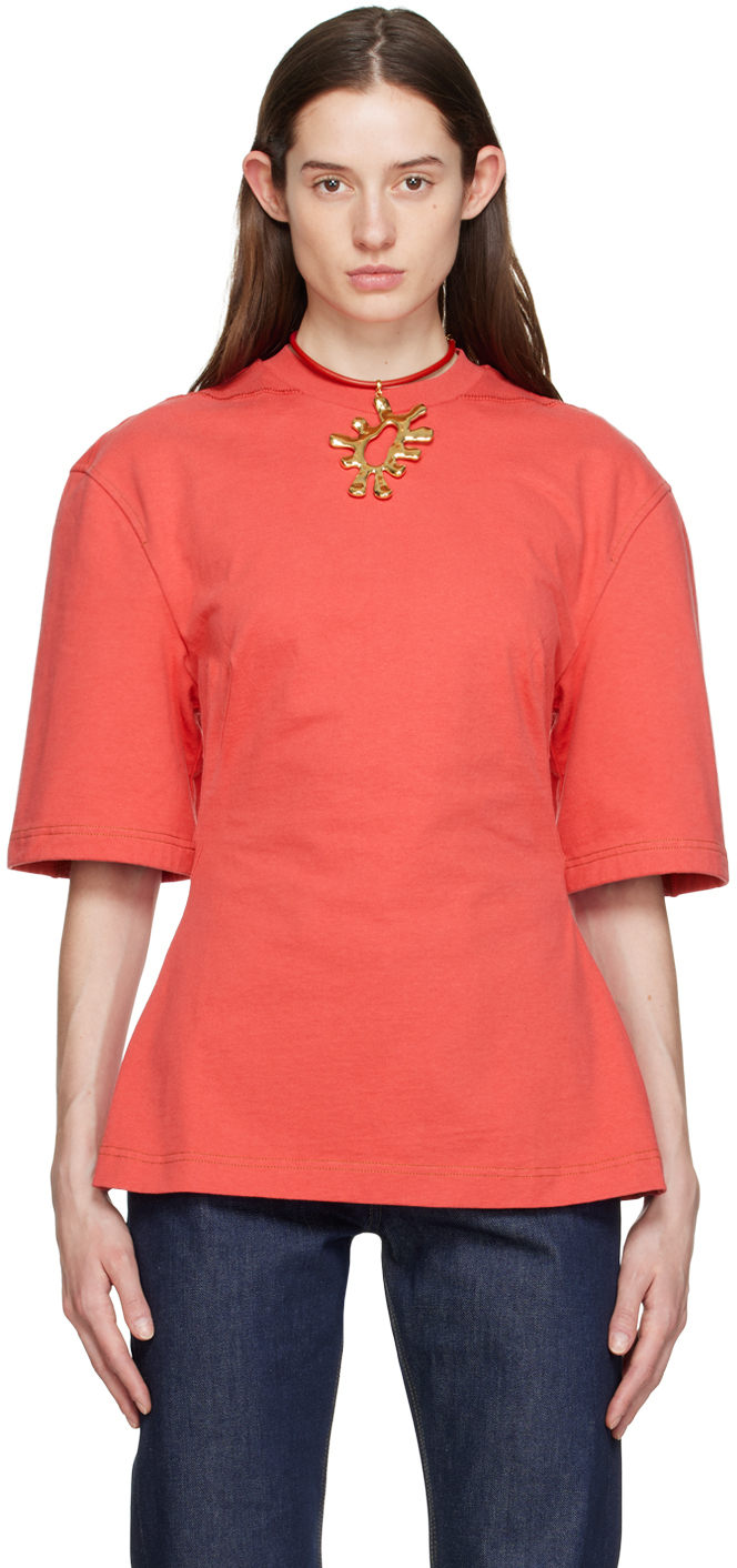 Jacquemus Red 'Le T-Shirt Camisa' T-Shirt Jacquemus