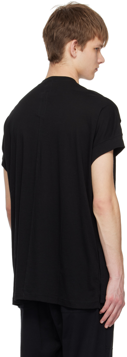 The Viridi-anne Black Double-Layered T-Shirt The Viridi-anne