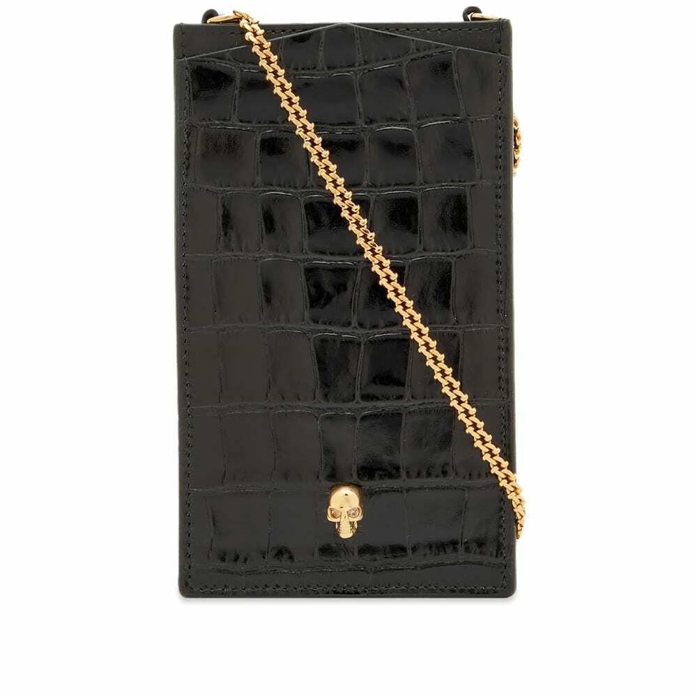 Alexander McQueen Women's Skull Phone Case in Black Alexander McQueen