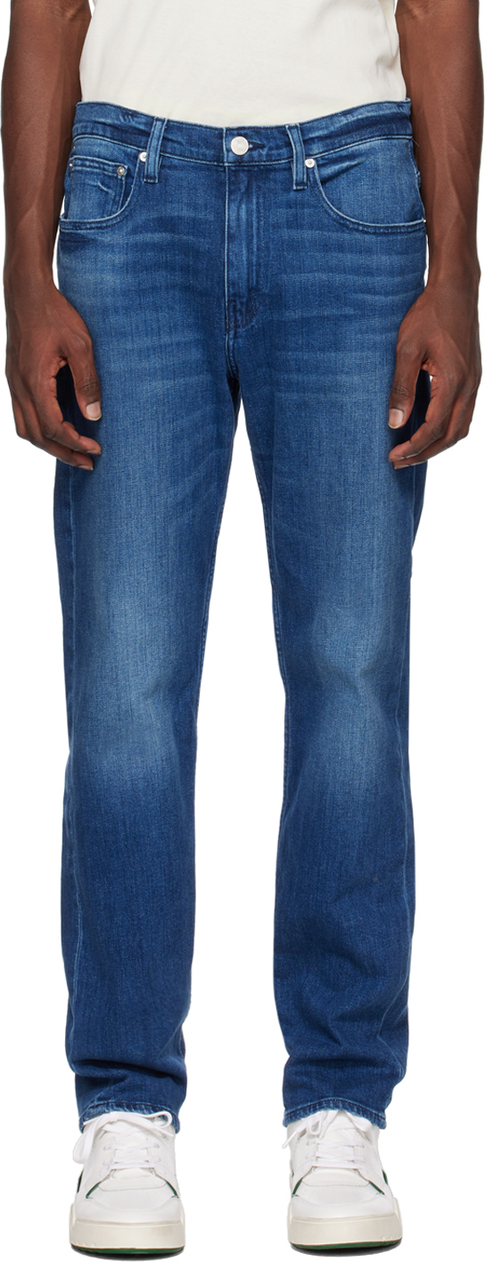 FRAME Blue 'The Straight' Jeans Frame Denim
