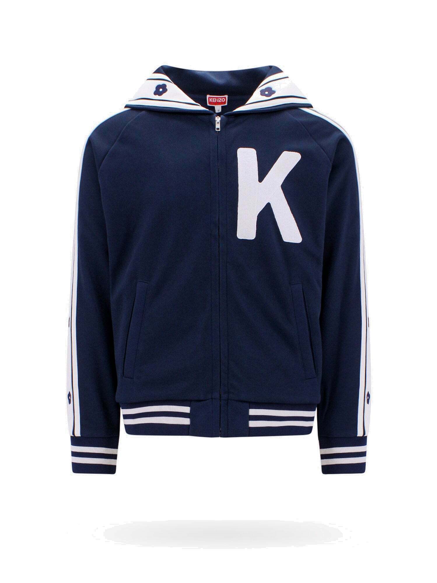 Kenzo Paris Jacket Blue Mens Kenzo