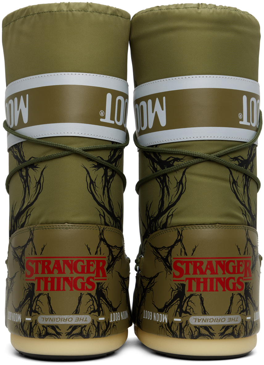 Moon Boot Khaki Stranger Things Edition Icon Boot Moon Boot Moon Boot Khaki Stranger Things Edition Icon Boot Moon Boot