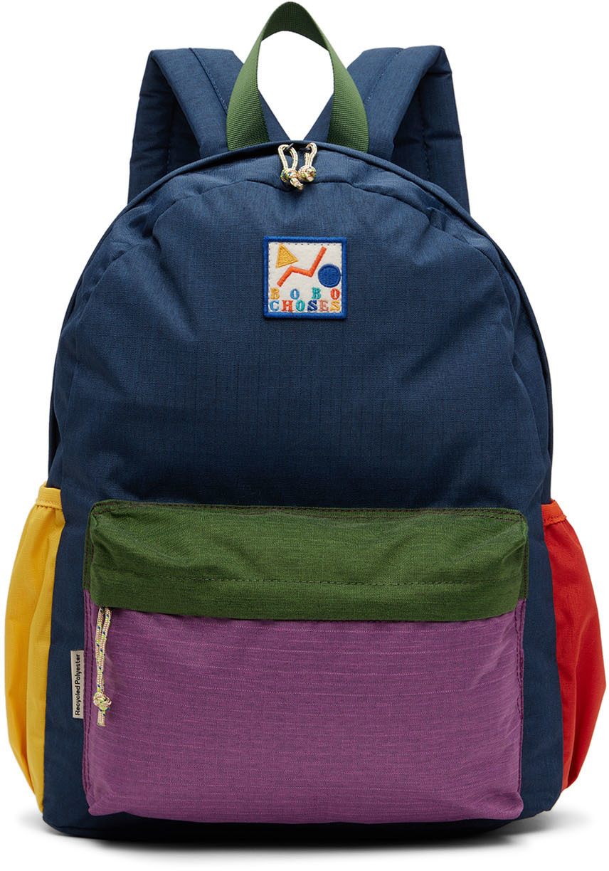 Bobo Choses Kids Multicolor Color Block Backpack Bobo Choses