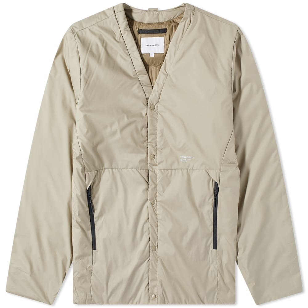 Norse Projects Men's Otto Light Pertex Jacket in Mid Khaki Norse Projects