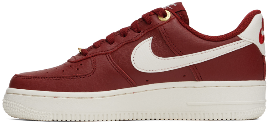 Nike Red Air Force 1 '07 Premium Sneakers Nike
