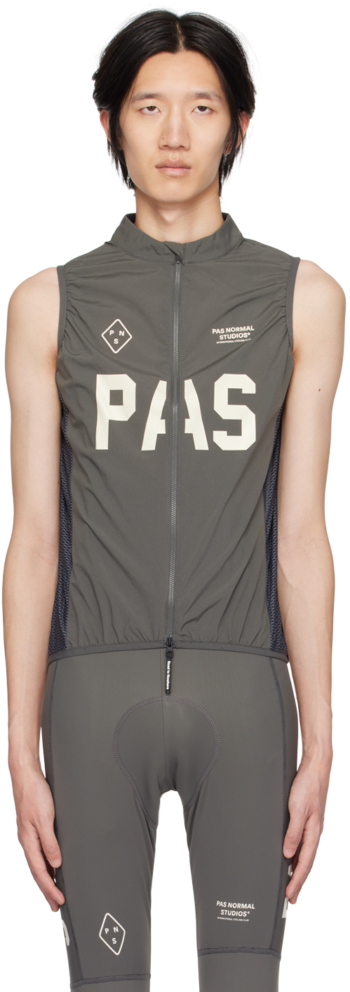 Pas Normal Studios Gray Stow Away Vest Pas Normal Studios