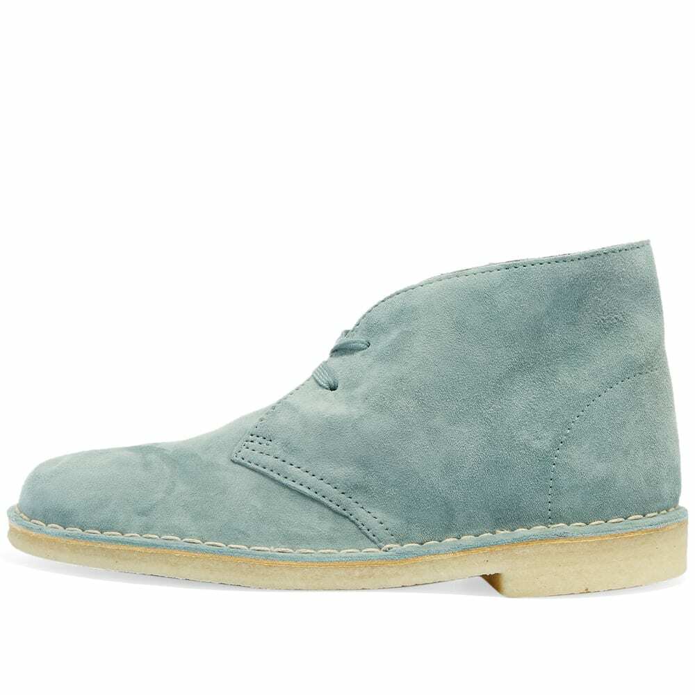 Clarks Originals Women's Desert Boot in Ocean Blue Suede Clarks Originals