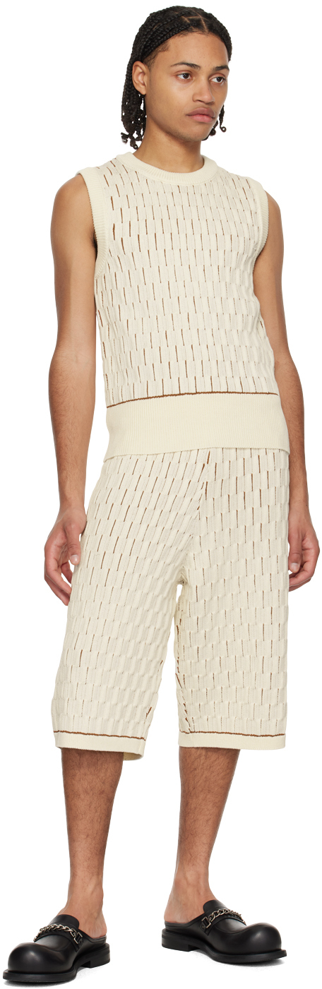 Wales Bonner Off-White Rumba Reversible Shorts Wales Bonner