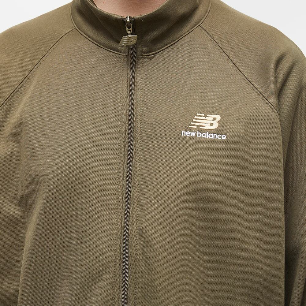 New Balance Uni-ssentials Track Jacket in Green New Balance