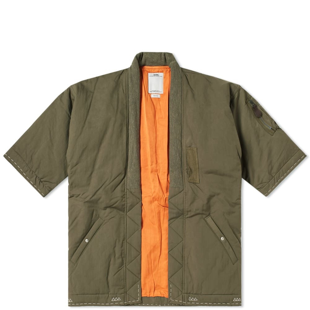 Visvim Sanjuro Kimono Down Jacket Green Visvim