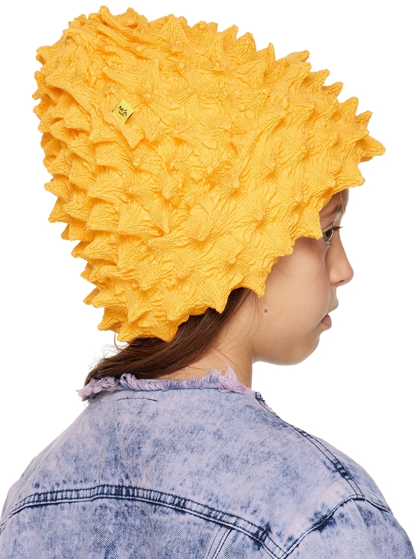 M’A Kids Kids Yellow Spike Beanie