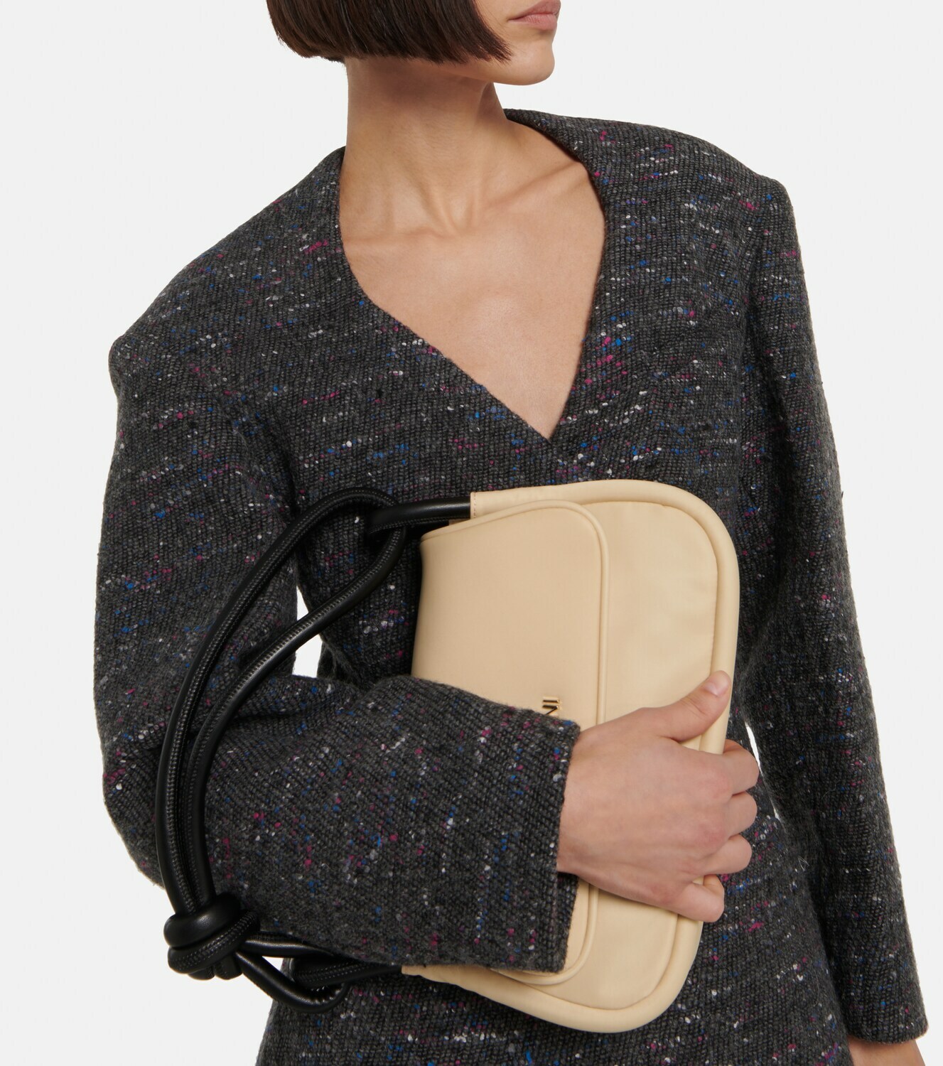 Ganni - Knot nylon shoulder bag GANNI