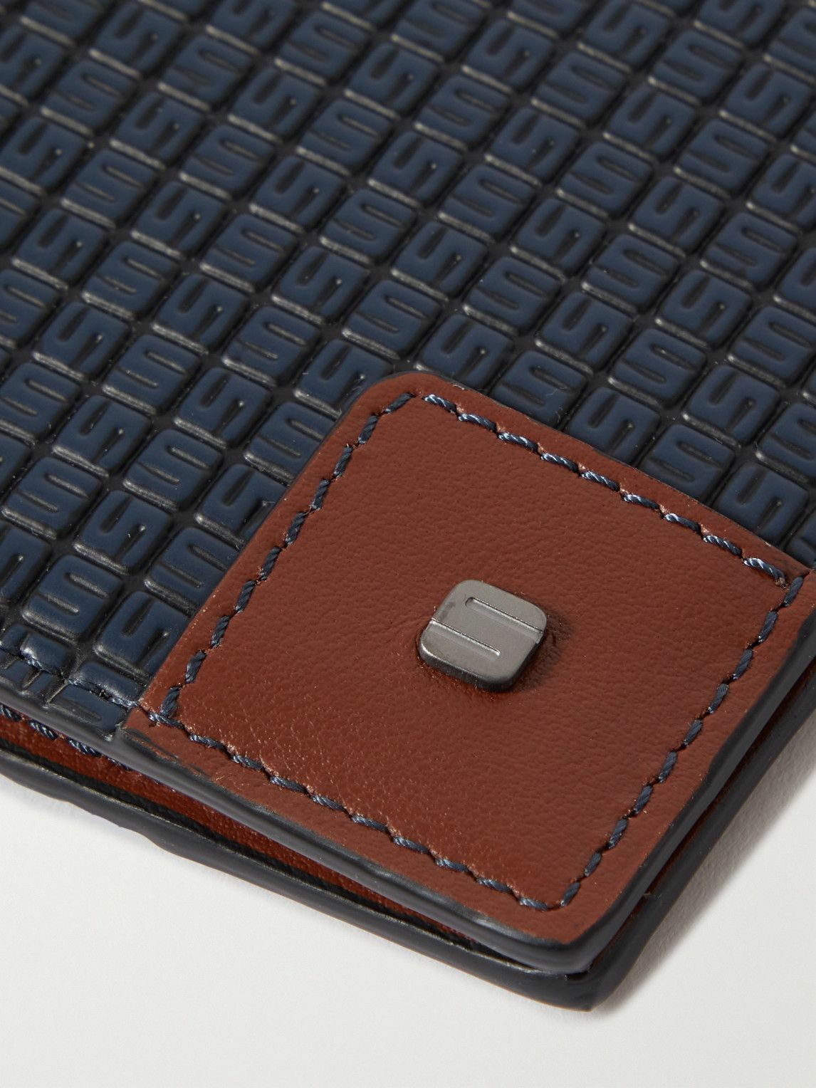 Serapian - Logo-Embossed Coated-Canvas and Leather Cardholder Serapian