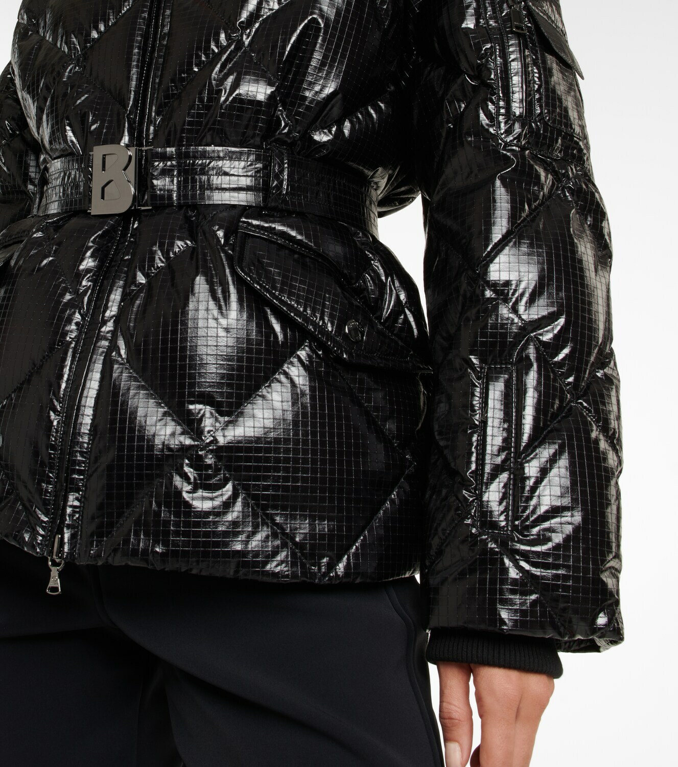 Bogner - Amara shearling-lined down ski jacket Bogner