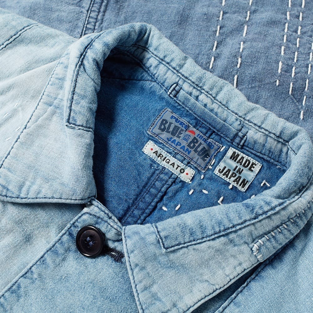 Blue Blue Japan "Yuki Fubuki" Coverall Jacket Blue Blue Japan