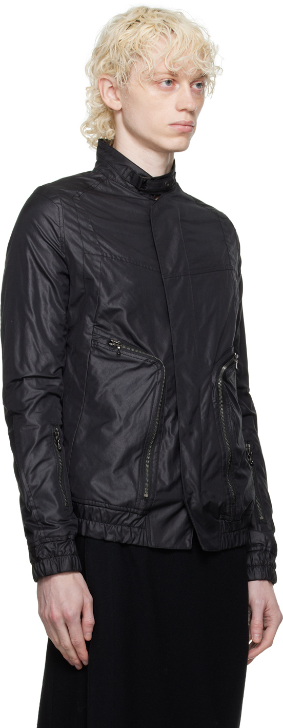 Julius Black Zip Tight Jacket Julius